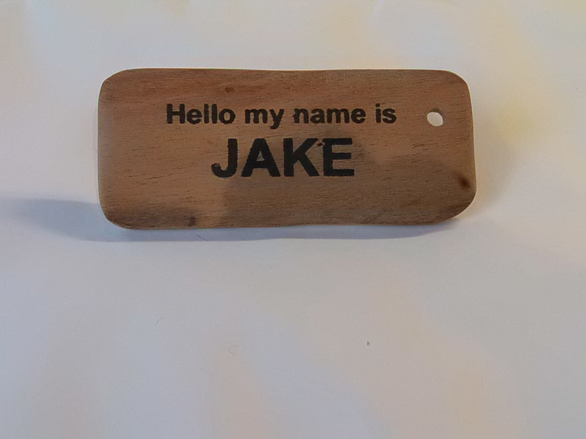 Wooden name tags – Home gifts garden